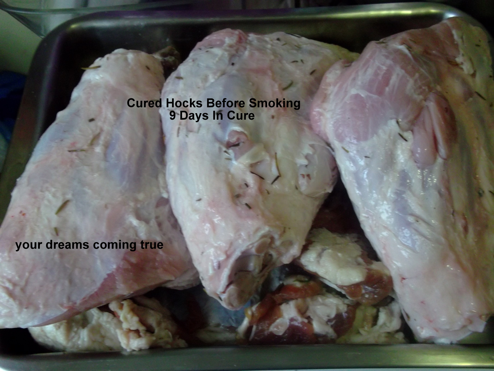 Cured / Smoked Fresh Pork, Pork Belly and Hocks For The Holidays!