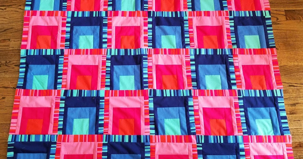 finished a new quilt top - made with American cotton