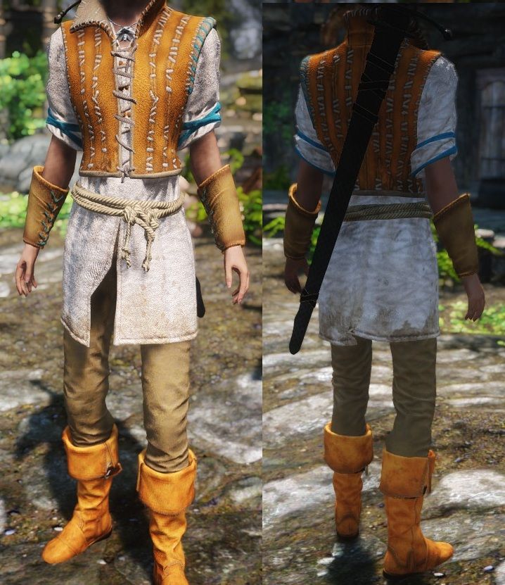 The Witcher 3 Young Ciri Armor ~ Eskyrim