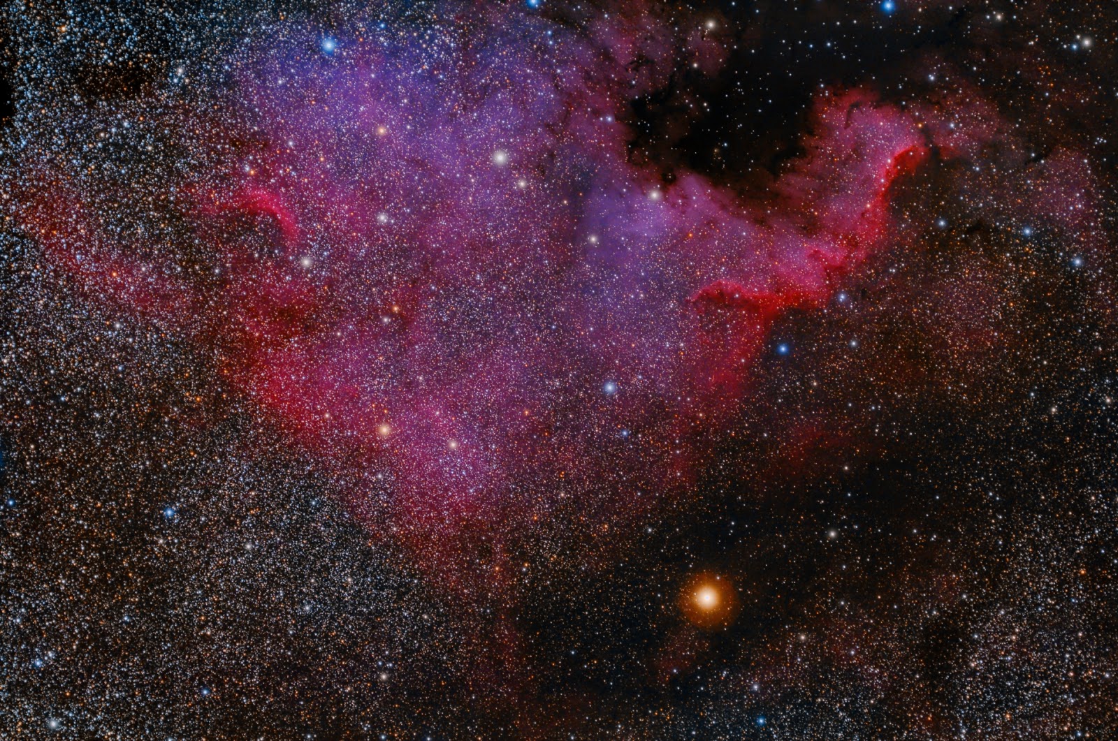 Visión estelar: NGC7000 Nebulosa Norteamérica
