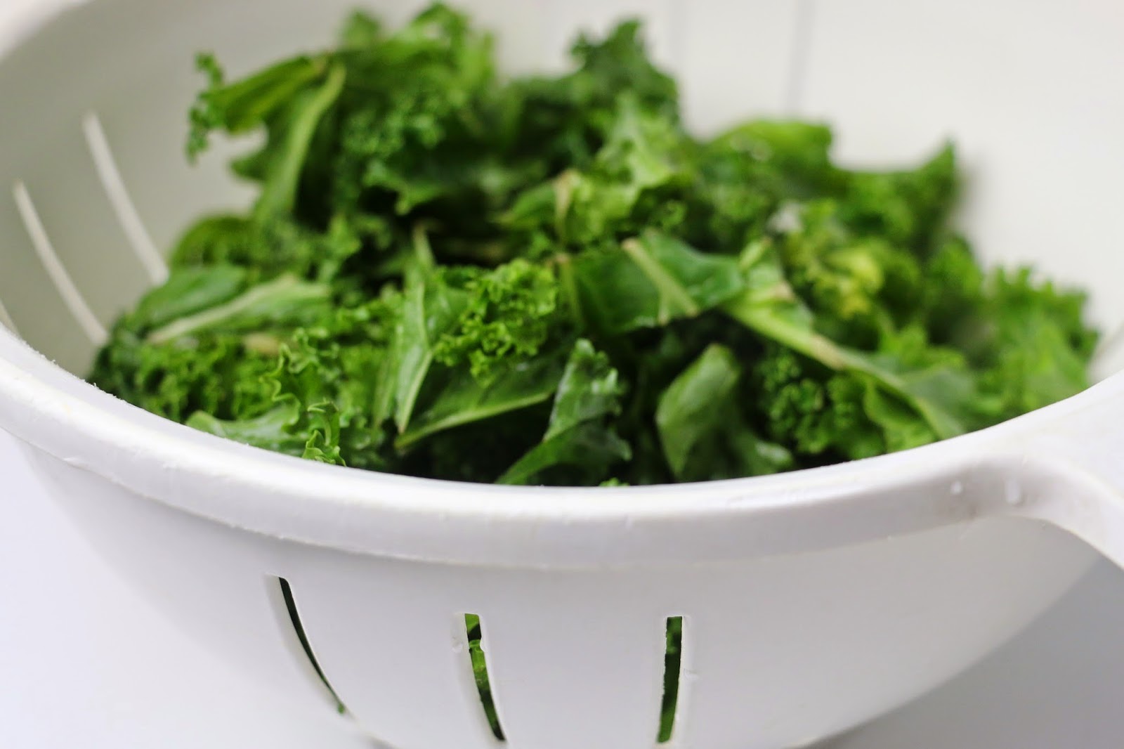 Crispy Curly Kale Fried Eggs