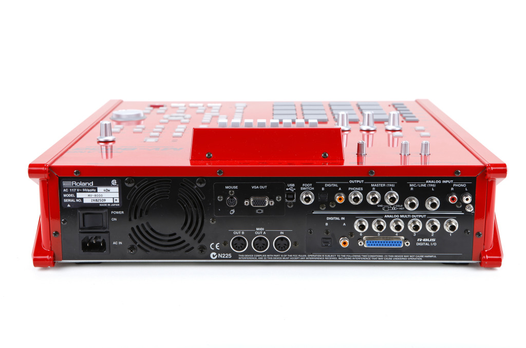 MATRIXSYNTH: Custom Red Roland MV-8000 SN U12-4594