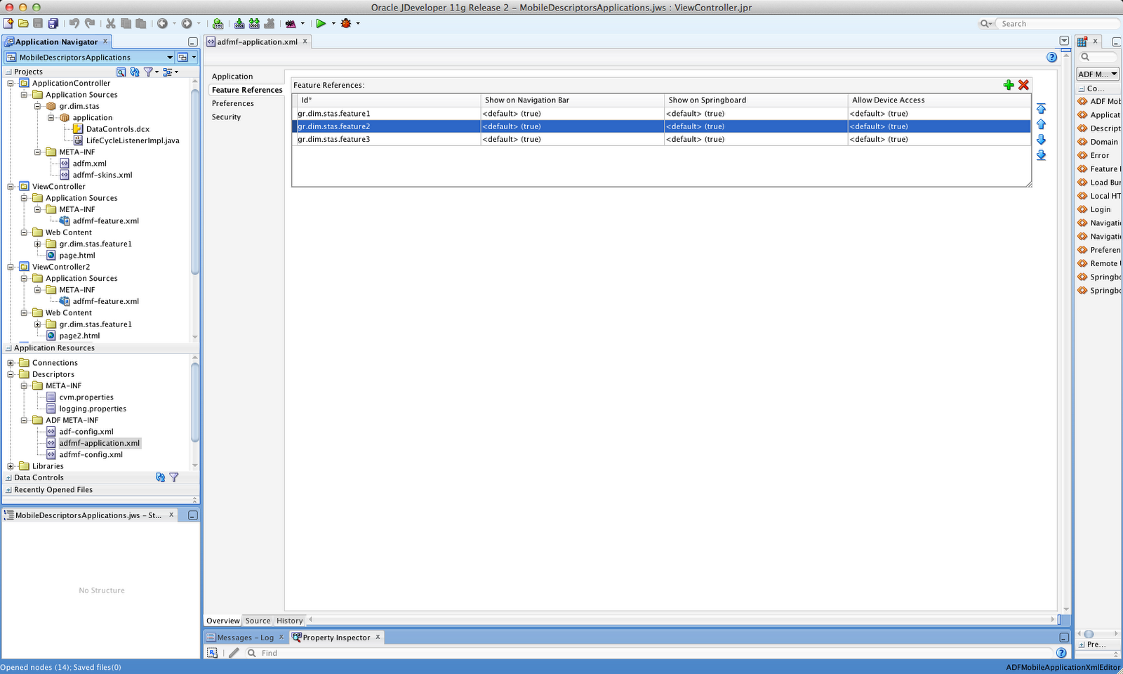 Born To Debug Oracle Adf Mobile Adfmf Applicationxml And Adfmf Featurexml Part 1