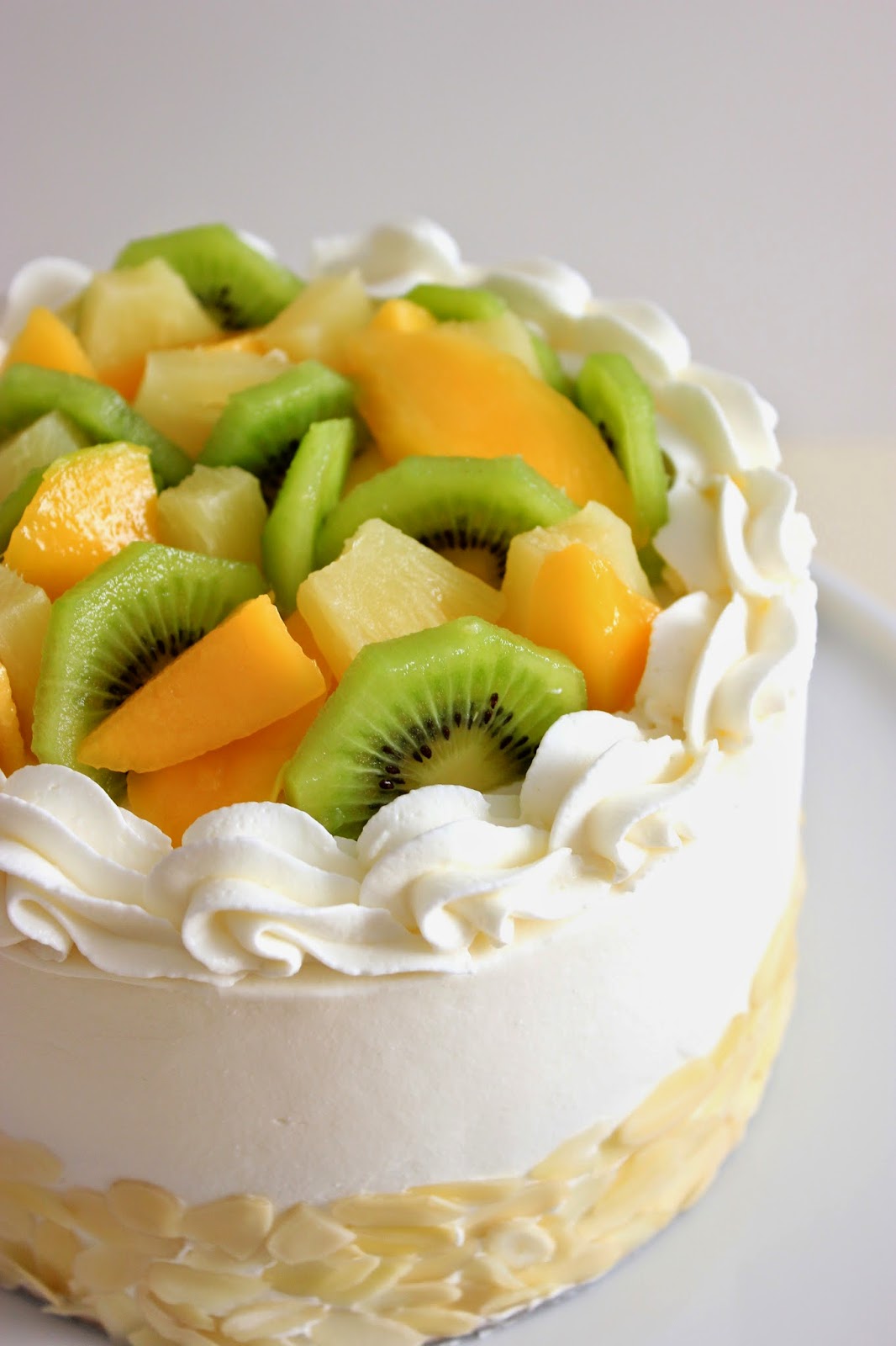 Kiara`s cakes: Tarta tropical / Tropical Fruit Layer Cake
