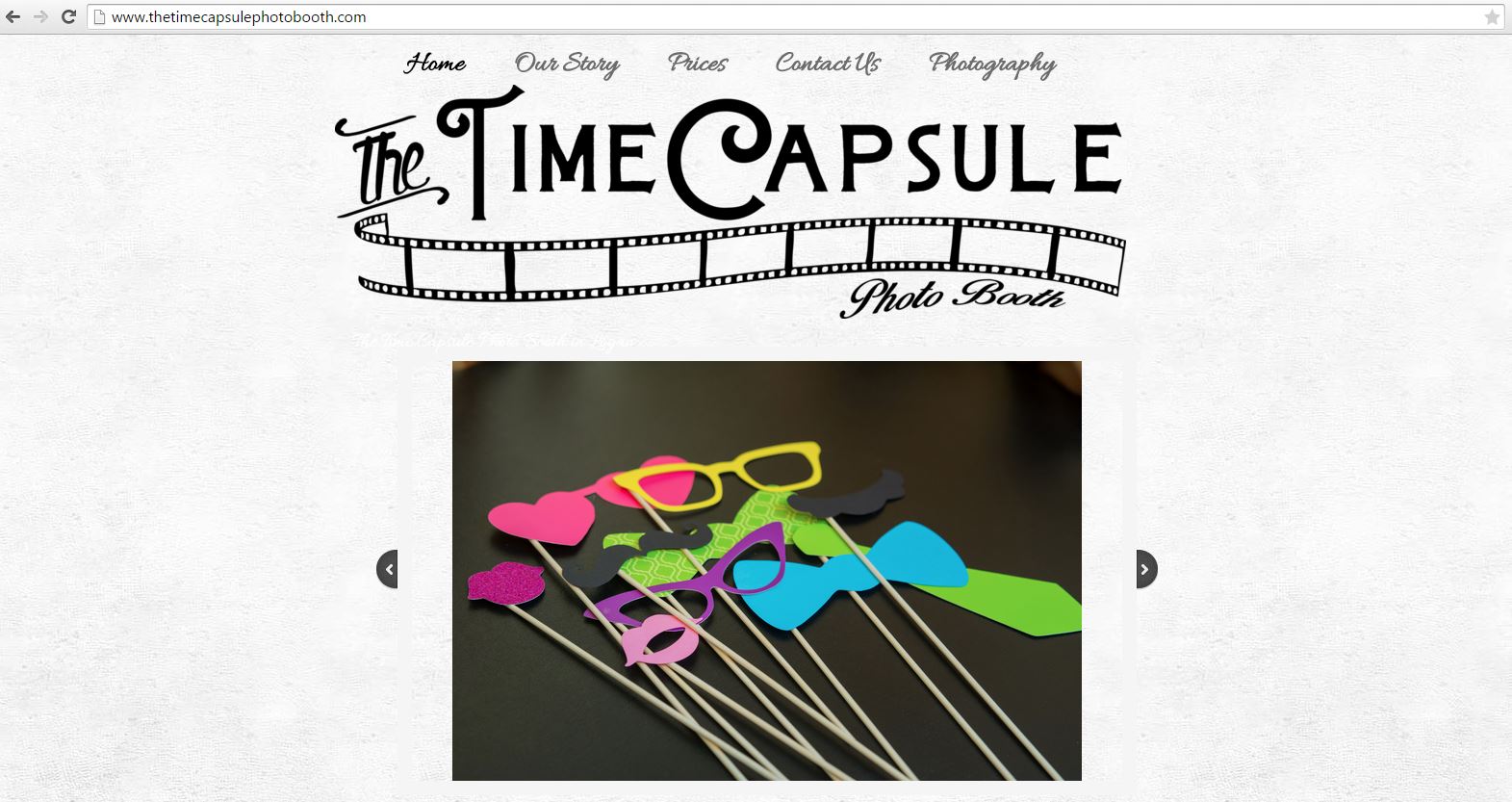 Where we got started! ~ The Time Capsule Photo Booth