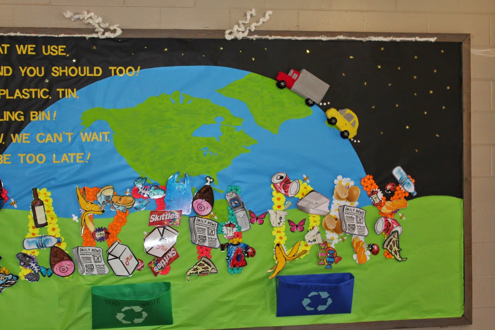 School Bulletin Boards: Earth Day Bulletin Board
