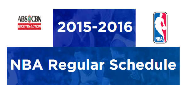 ABS CBN Sports and Action 2016 NBA Games Schedule