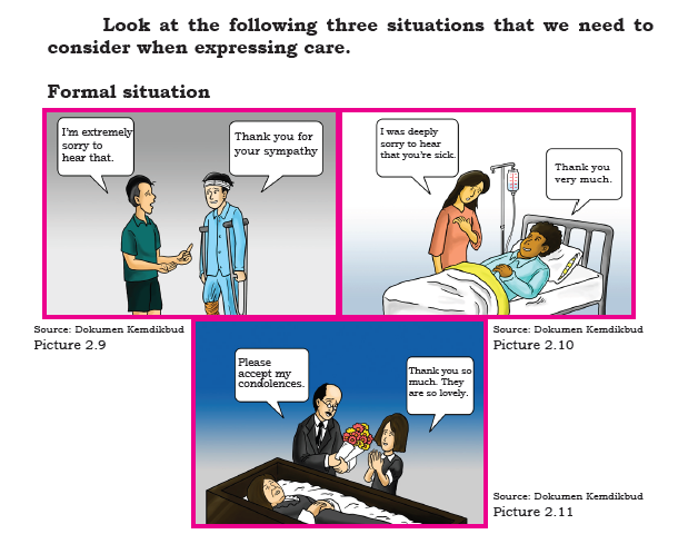 Showing Care with Response (Complete With Dialogues, Pictures and Video)