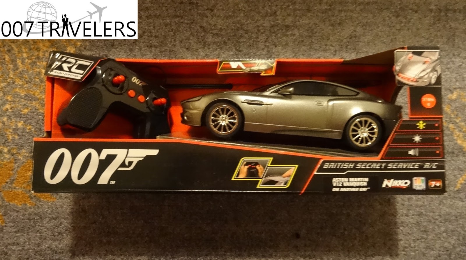 007 Item: British Secret Service R/C: Aston Martin V12 Vanquish – Die ...