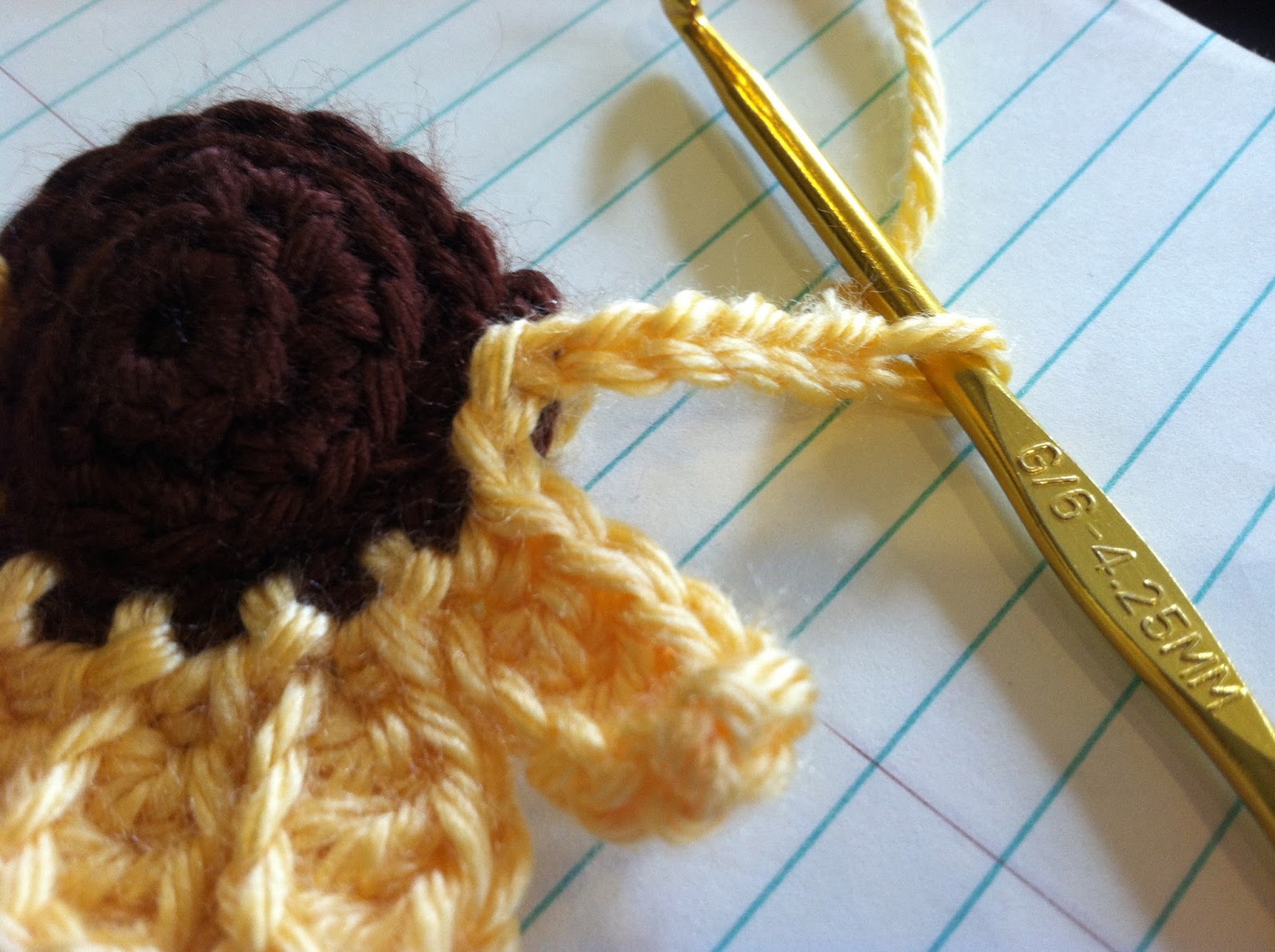 Everything Amber Skye: Small Crochet Sunflower (Pattern included)