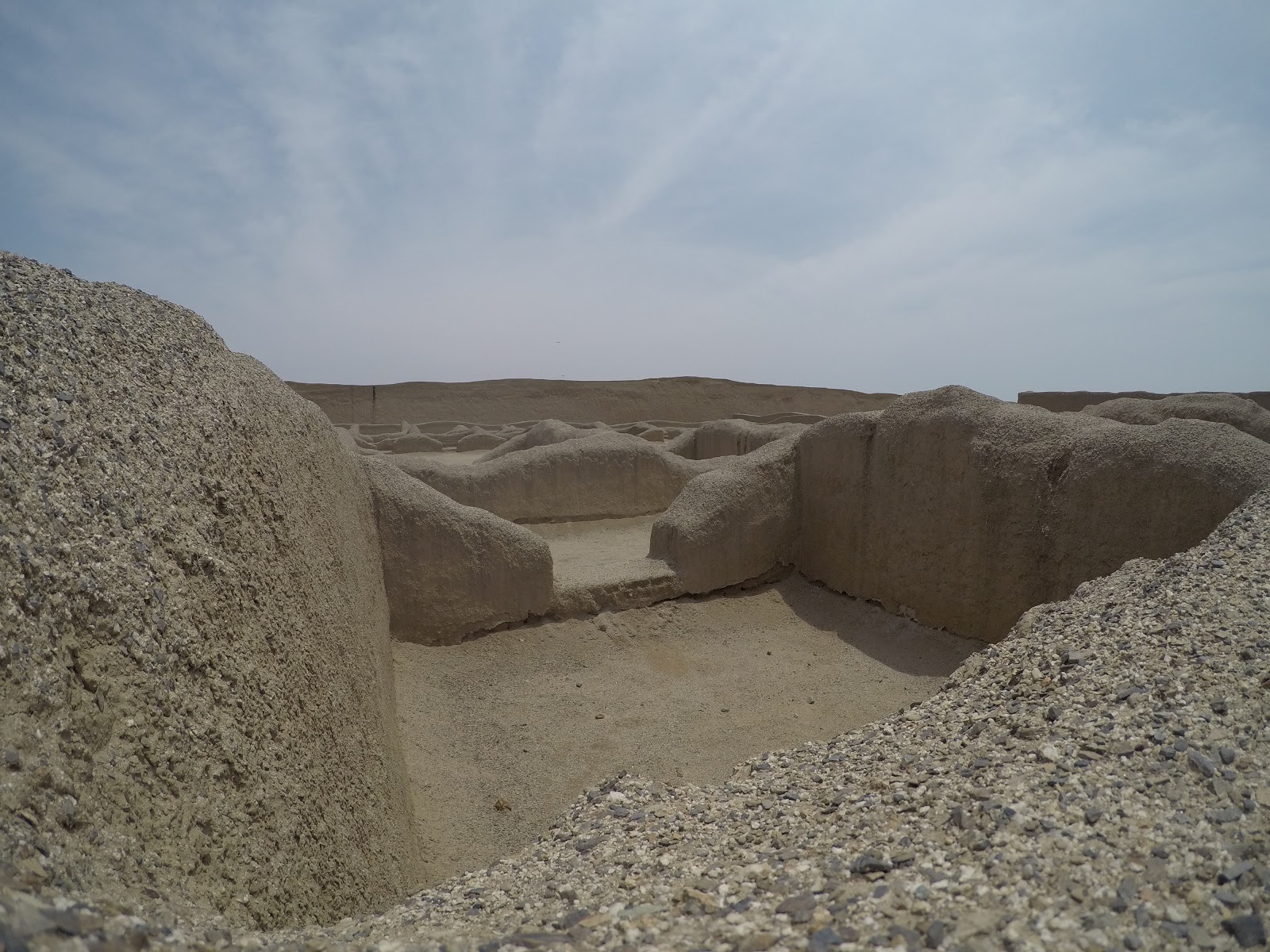 The ancient site of Chan Chan