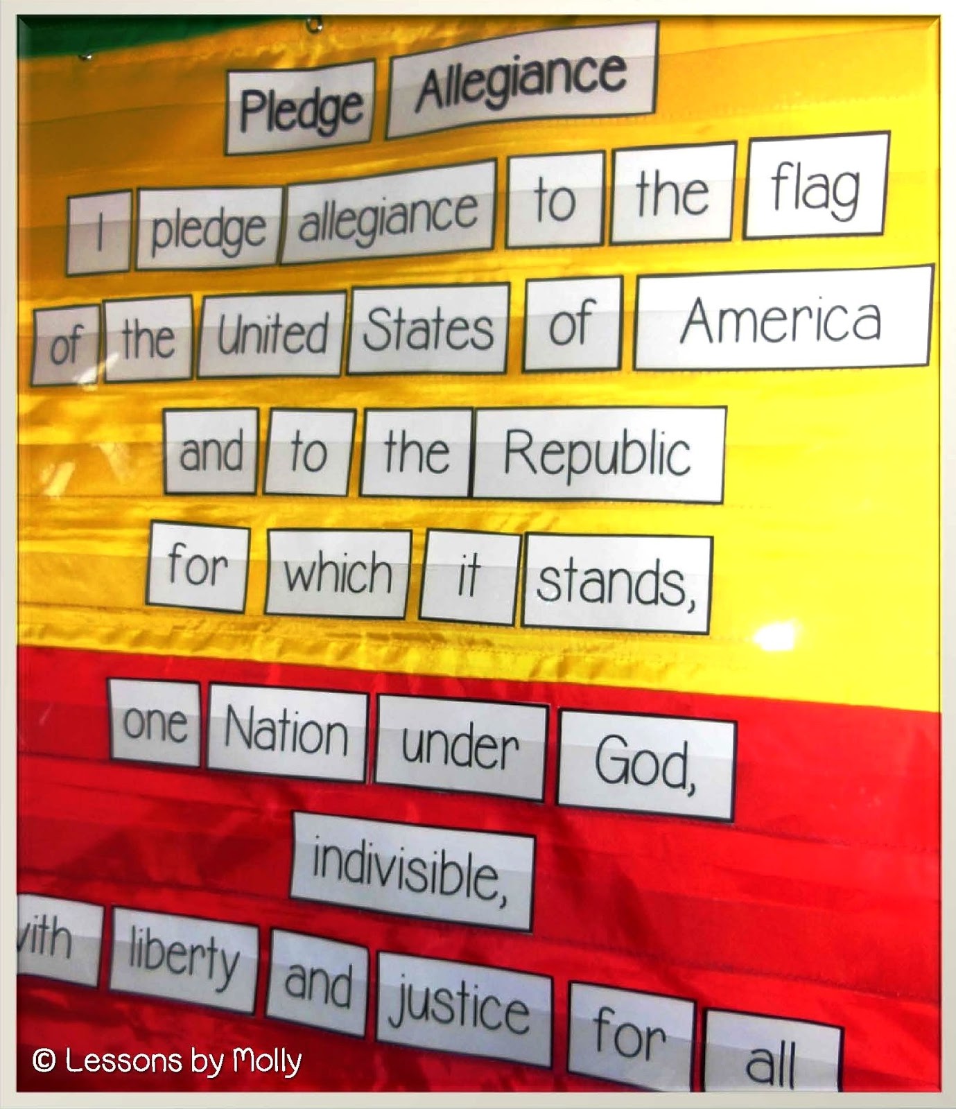 Lessons by Molly: Pledge of Allegiance Freebie and Civics Lessons