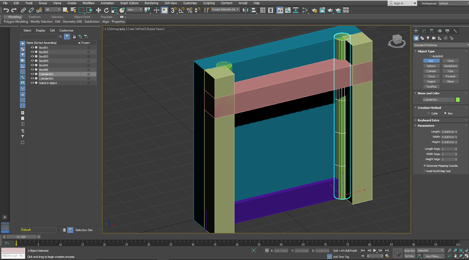 Jadyn H. 3D Modeling and Animation II: Pivot Placement