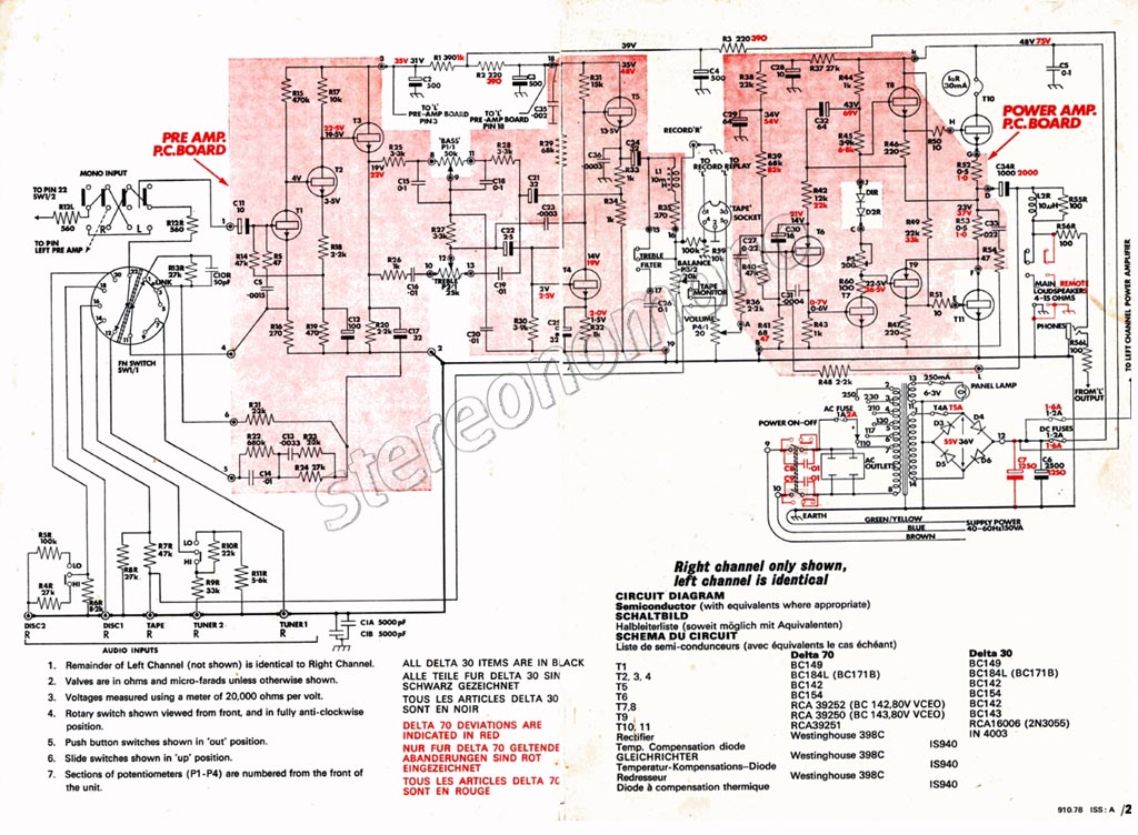 stereonomono - audio Hi Fi Compendium - 14 years on-line: LEAK Delta 70 ...
