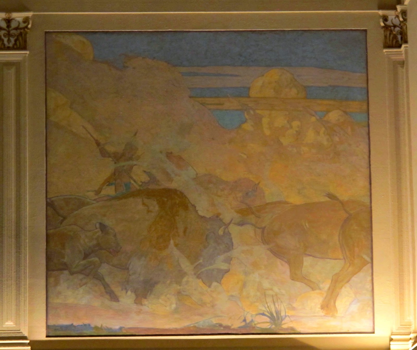 Robin Talks, Cooks and Travels: Allen Tupper- True Murals in the former ...