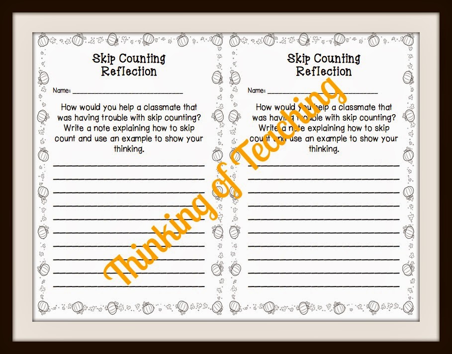 Thinking of Teaching: Skip Counting Task Cards- A New Product!