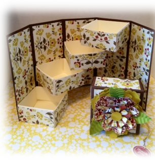 Something 4 Everyone Cards and Crafts: Stepper Box w/compartments