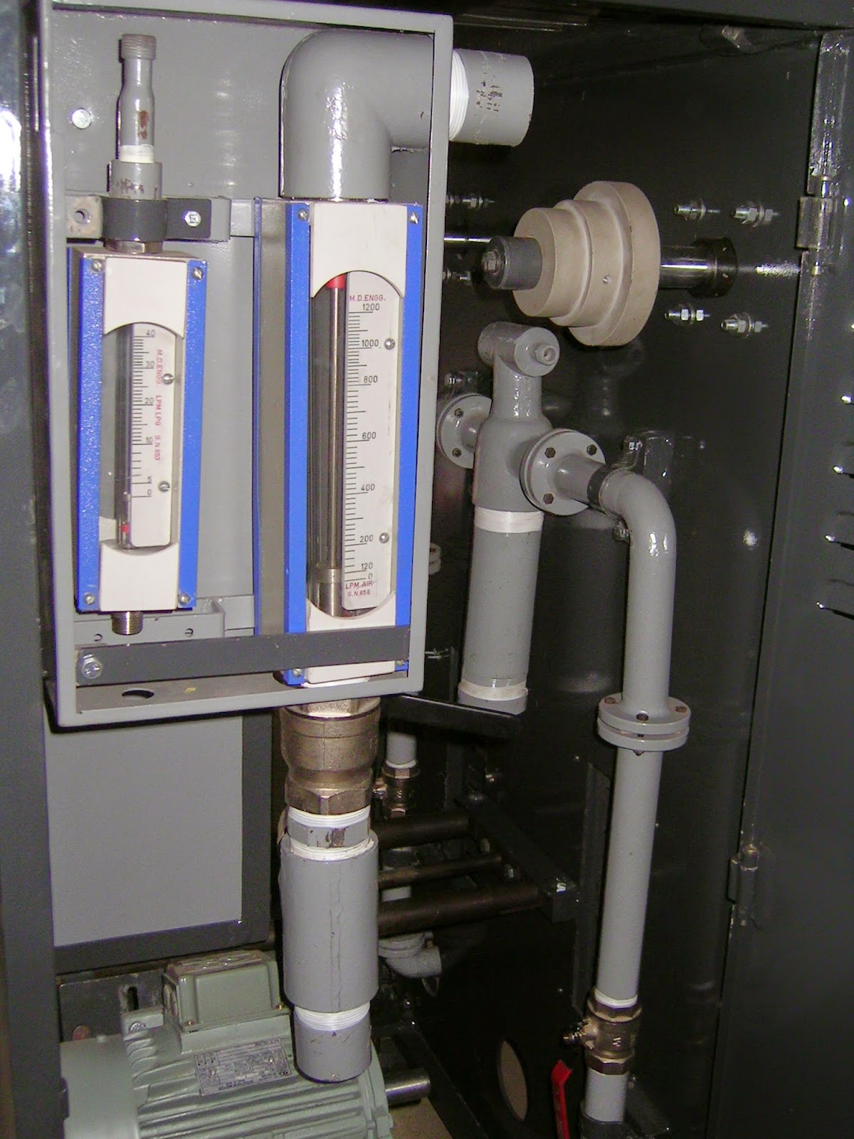 GAS YARN SINGEING MACHINE - GASSING MACHINE: Gassing Machine Components