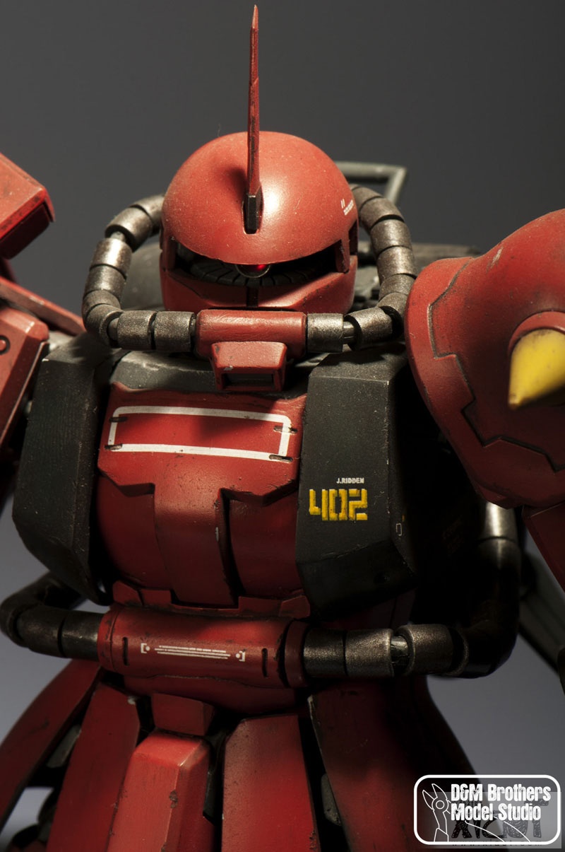 GUNDAM GUY: MG 1/100 06R-2 Zaku II Johnny Ridden Custom - Customized Build