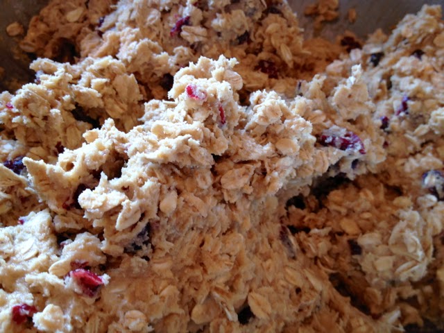 Heidi's Mix: Big Batch Oatmeal Cranberry Cookies