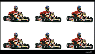 Animasi Bergerak Gif: Go Kart Animated - Gif
