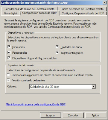 Instalación y configuración de RemoteApp en Windows Server 2008 R2