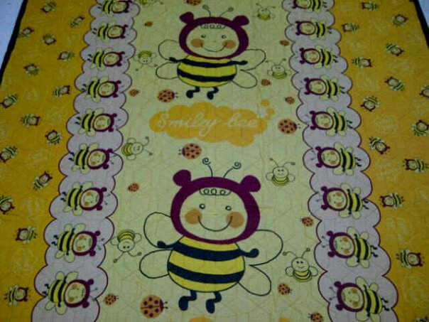 Tikar Quilting Motif Kartun dan Abstrak - NakNik Shop