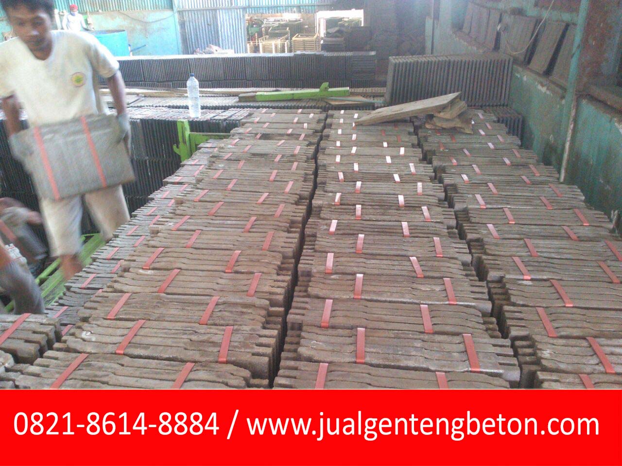 Genteng Beton Ringan, Genteng Press Beton, Genteng Modern: WA 0821-8614 ...