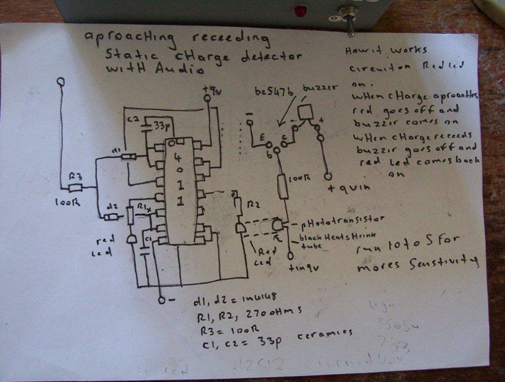 Moving Charge Sensor Circuit, Investigated by Steven Chiverton ...