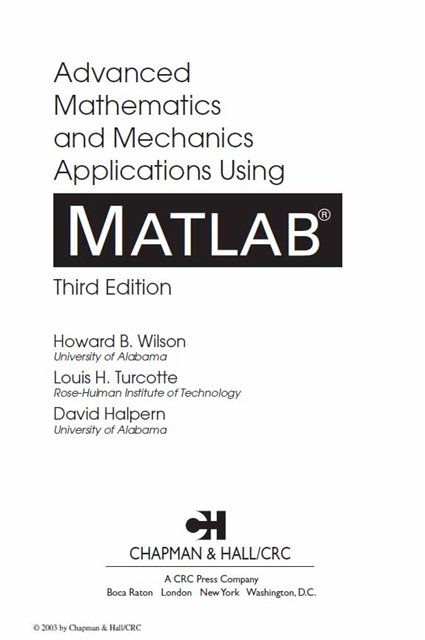 Chemical eLibrary Free Engineering Books: Advanced Mathematics and Mechanics Applications Using ...