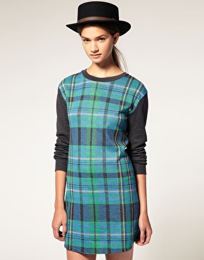 ASOS Checked Shift Dress - Emma Louise Layla