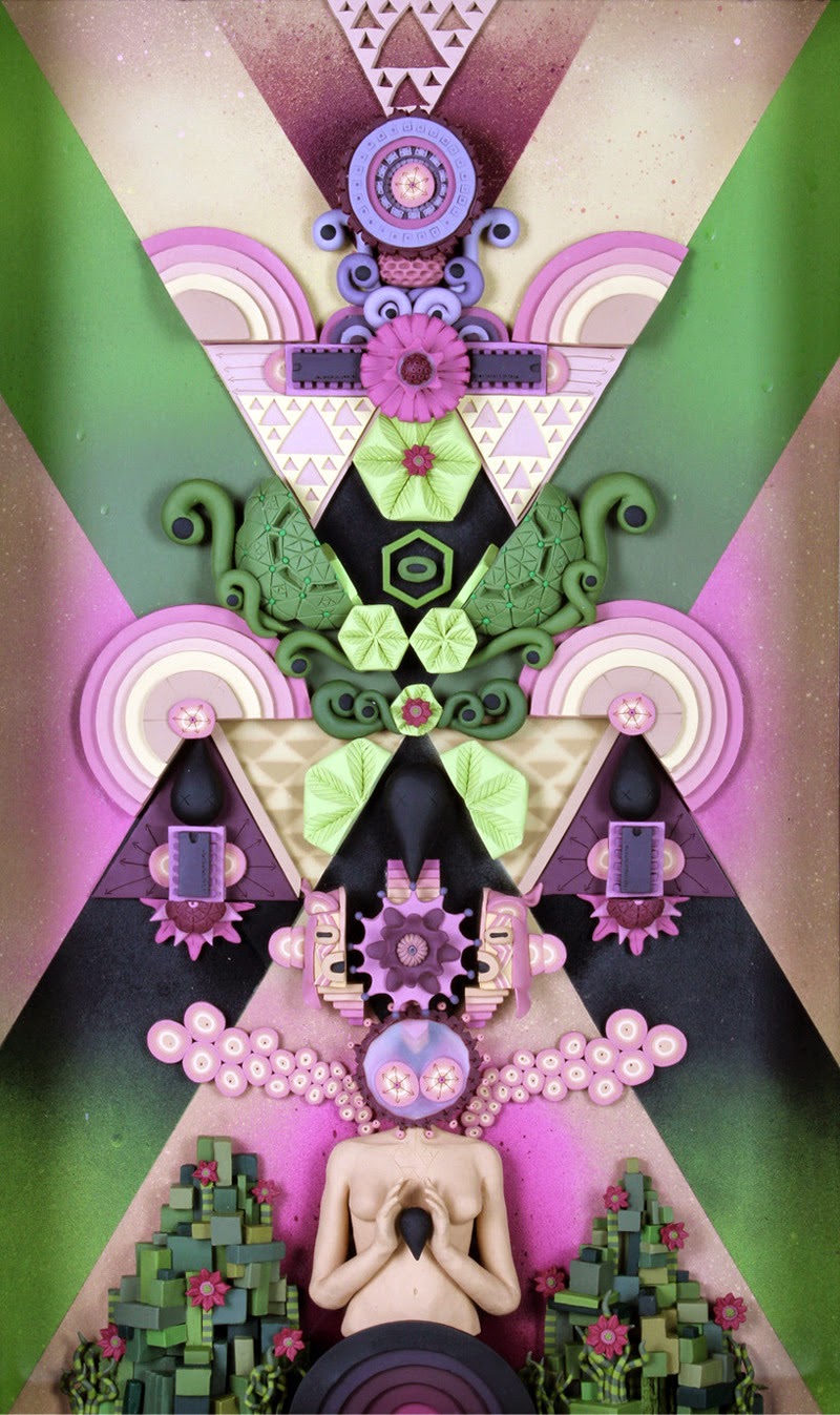 Trippy Clay Sculptures by Meredith Dittmar