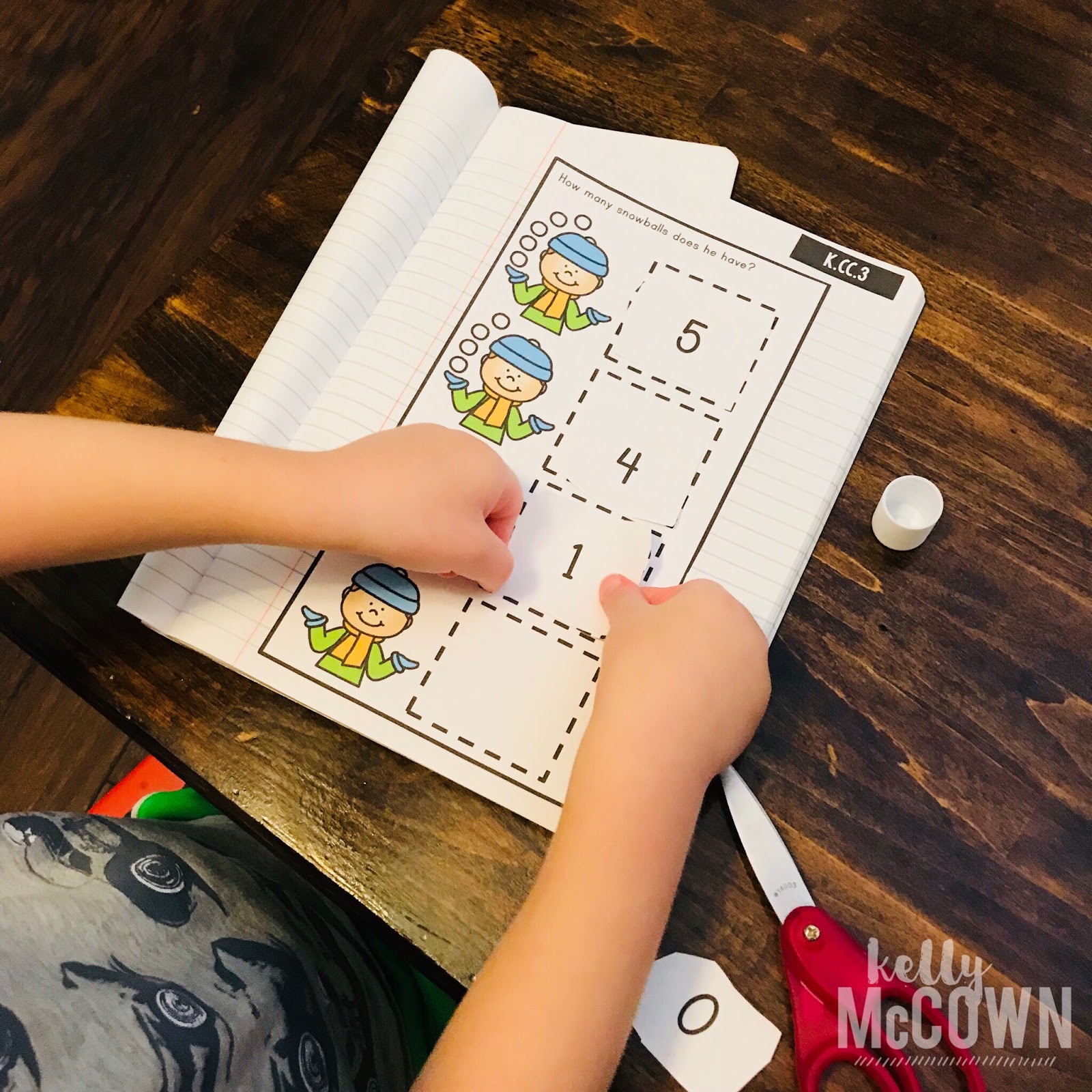 Kelly McCown: January Interactive Math Notebook Kindergarten
