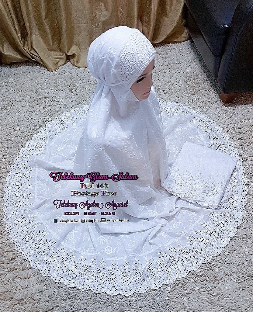 Telekung Solat Berkualiti, Murah dan Elegen: 💕💕 TELEKUNG GLAM SULAM 💕💕