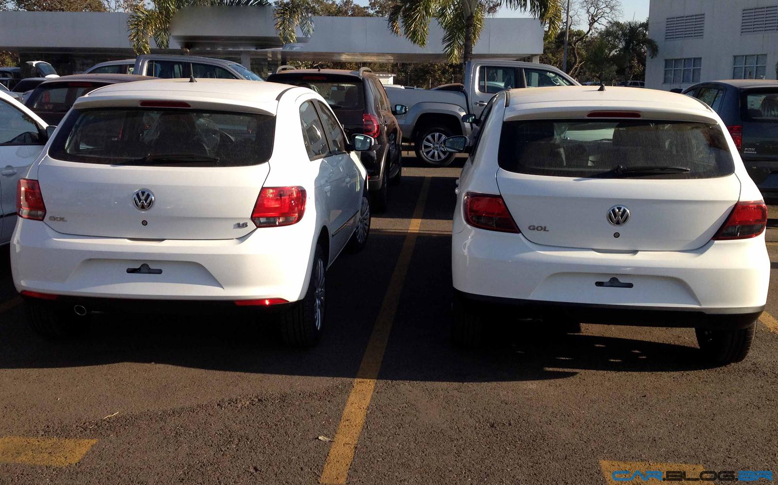 Volkswagen Gol G5 x G6 - diferenças de estilo