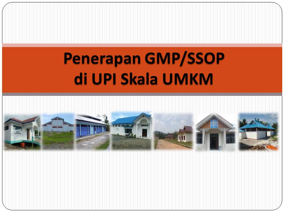 KOMUNITAS PENYULUH PERIKANAN: PENERAPAN GMP/SSOP DI UPI SKALA UMKM