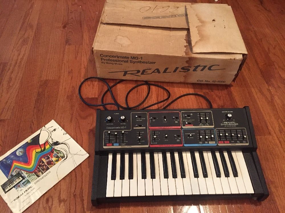 MATRIXSYNTH: Concertmate MG-1 Realistic Synthesizer by Moog Music SN 1957