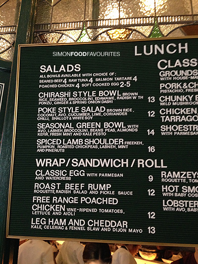 Simon Food Favourites: The Grounds of the City, CBD Sydney (1 June 2017)