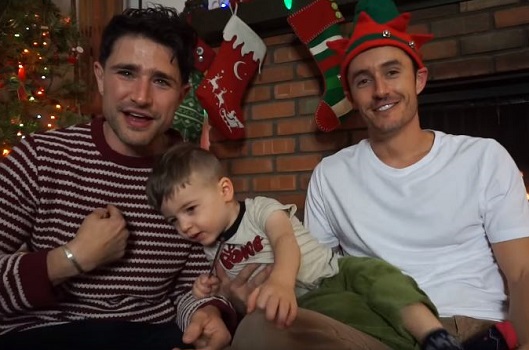 VJBrendan.com: Matt Dallas & Husband Blue Hamilton Adopt a Son!