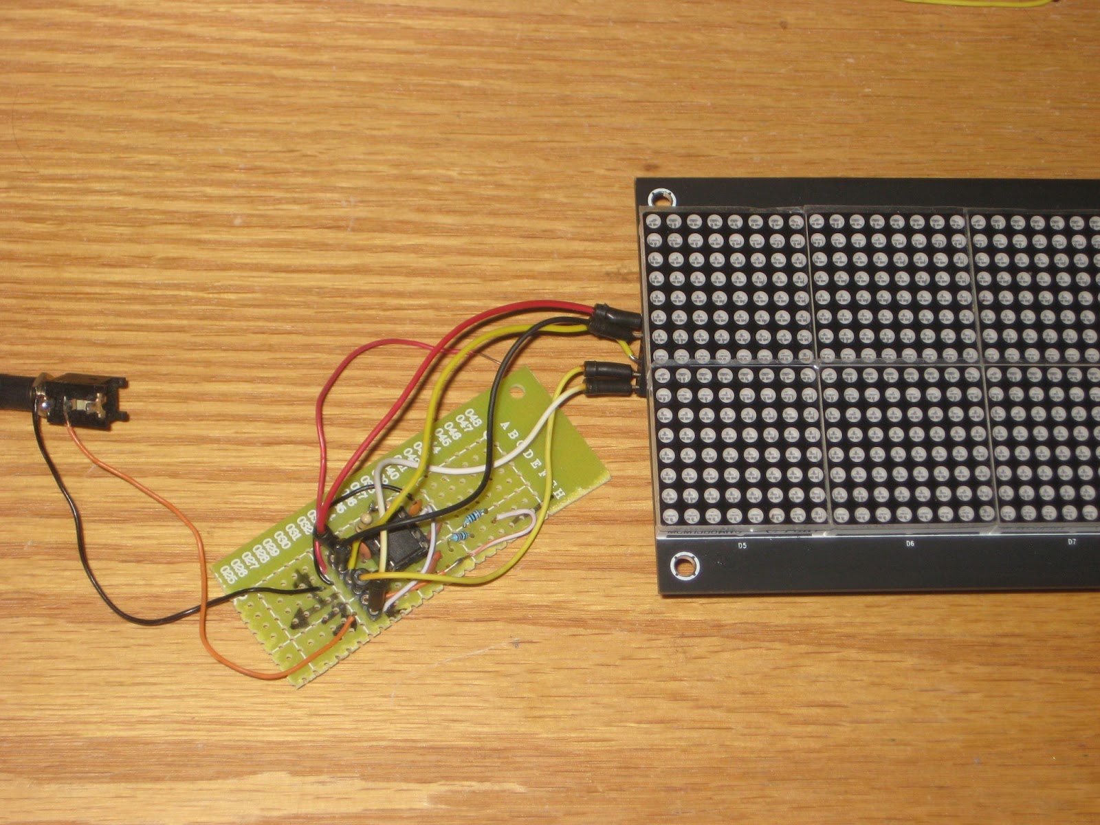 Wise time with Arduino: Hacking Wise Clock 3/4 - Graphical Audio Spectrum Analyzer