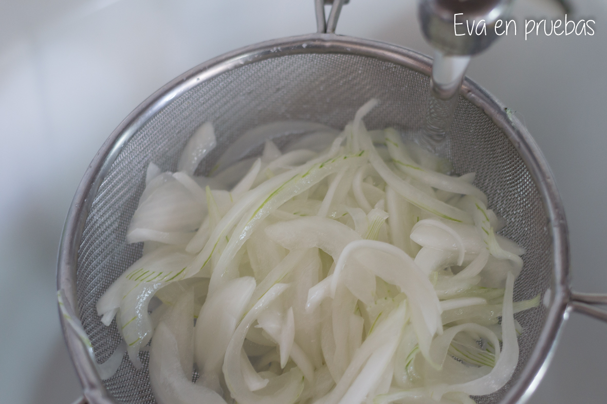 Ensalada de Tomates, Cebolla y Mostaza | Eva en pruebas
