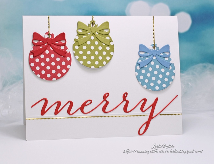 Running With Scissors...: Quick and Simple Ornament Cards