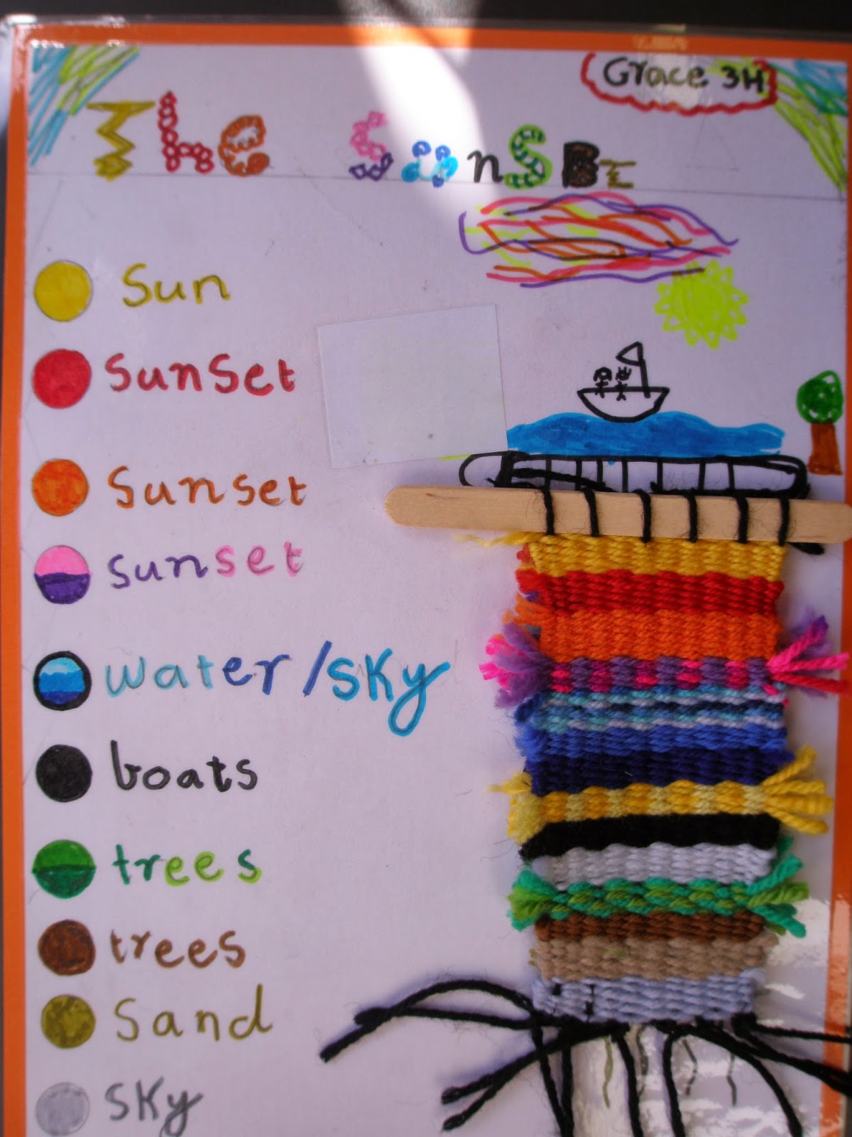 Elwood Primary Art: Textiles- Year 3 Weaving