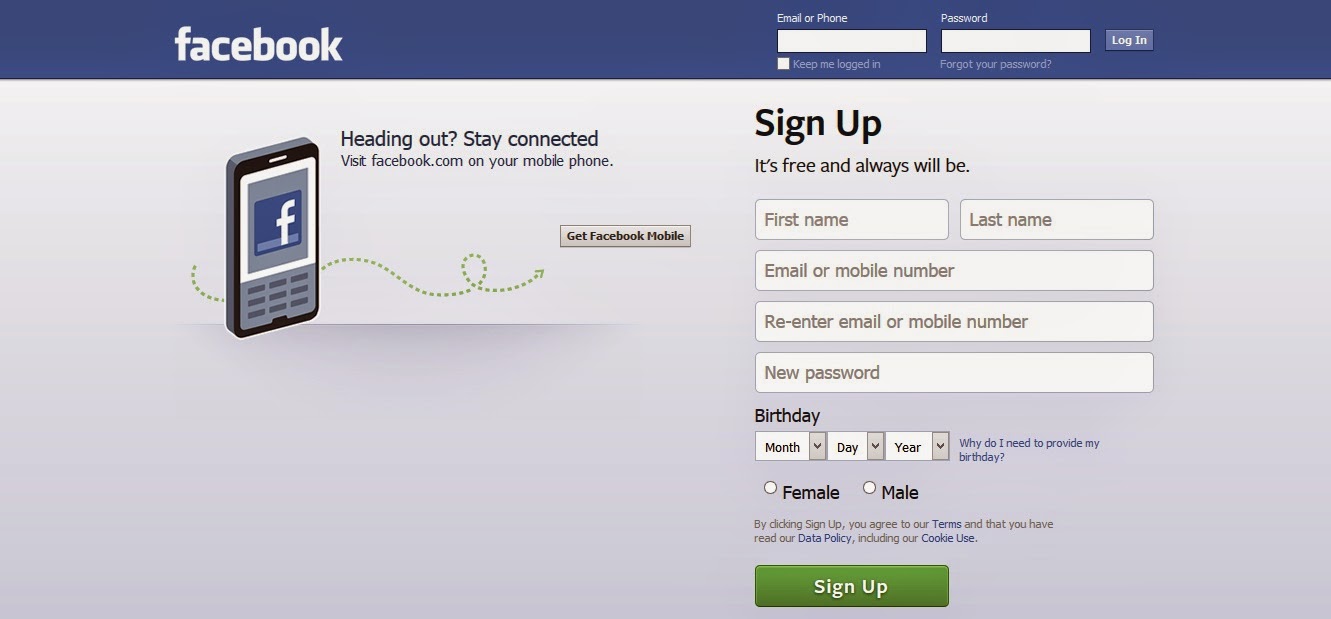 Belajar HTML (Menganalisis Cara Membuat Tampilan Halaman Login Facebook ...