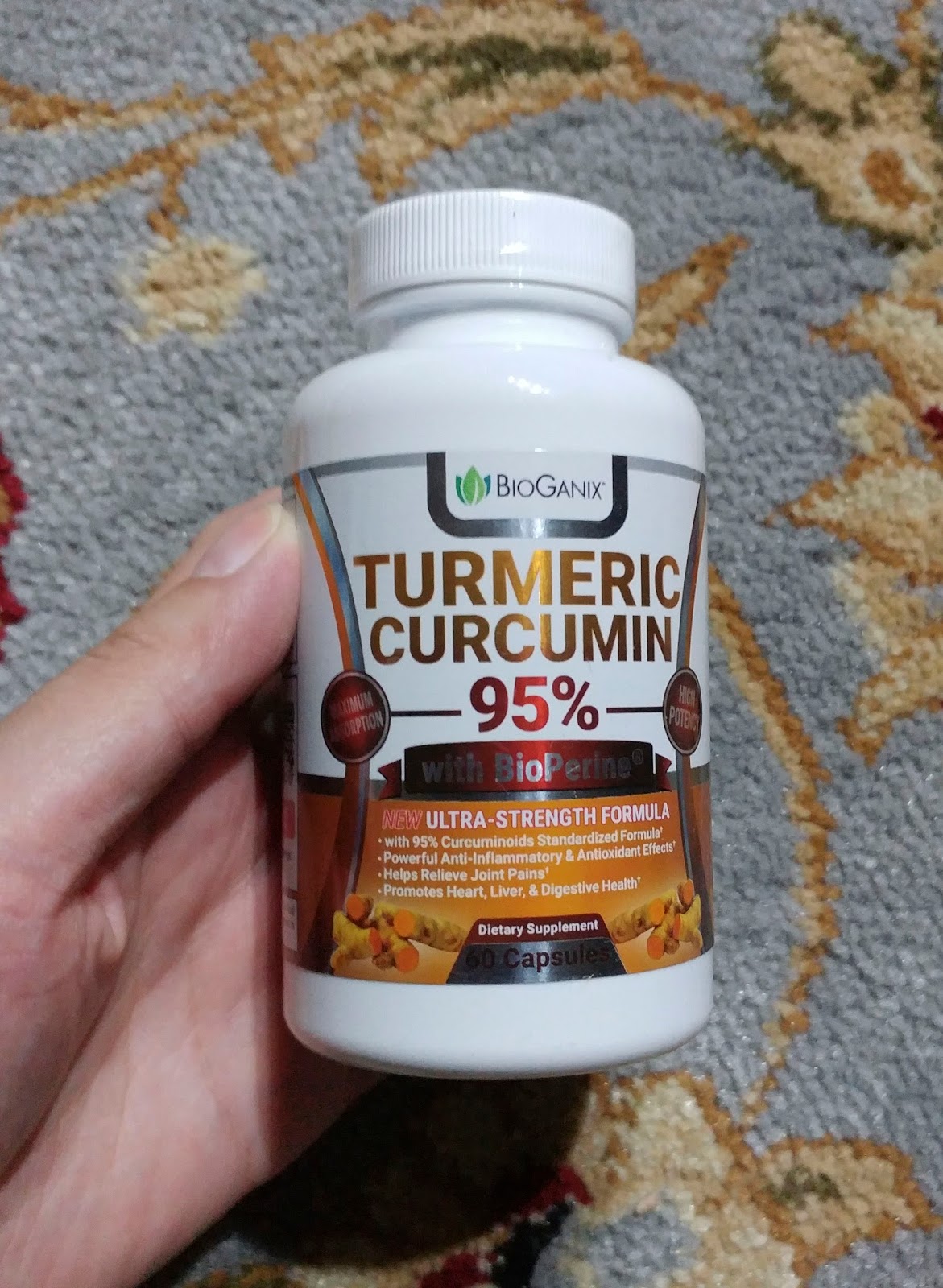 The Roving Reviewer: Organic Turmeric Curcumin Extract (1000mg) Review