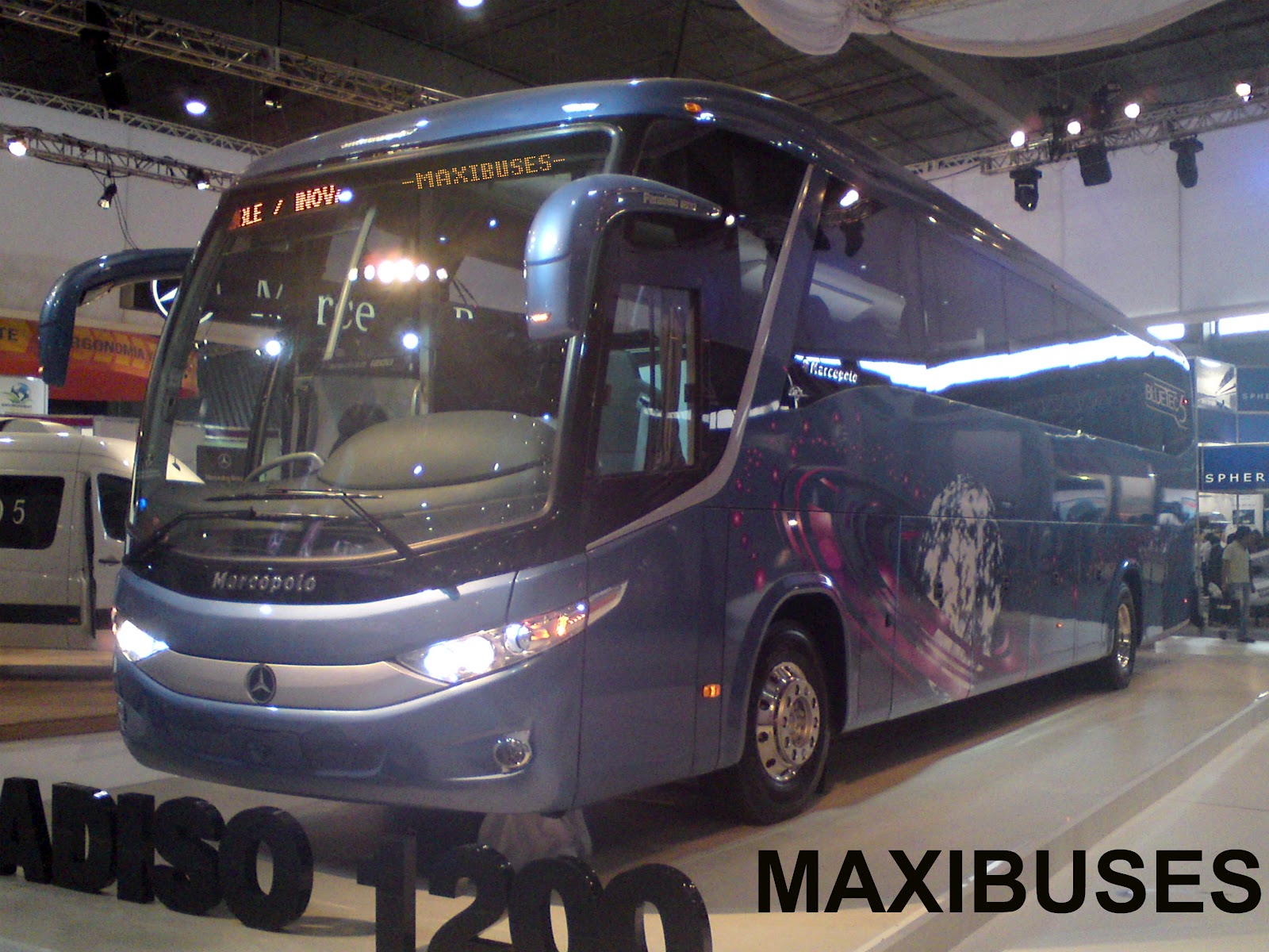 MAXIBUSES: EXPO FORO 2012 - MARCOPOLO PARADISO 1200 MERCEDES BENZ