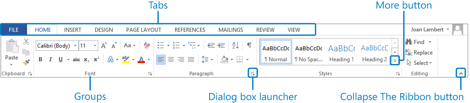 Belajar Komputer: Bekerja di antarmuka Word 2013