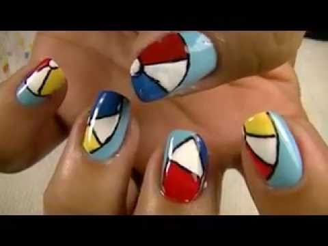Zoe nails-Nail Art in Delhi Insight: Zoe Nails DIY Tutorial: Beach Ball ...