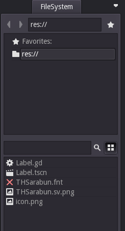 Godot เบื้องต้น File System