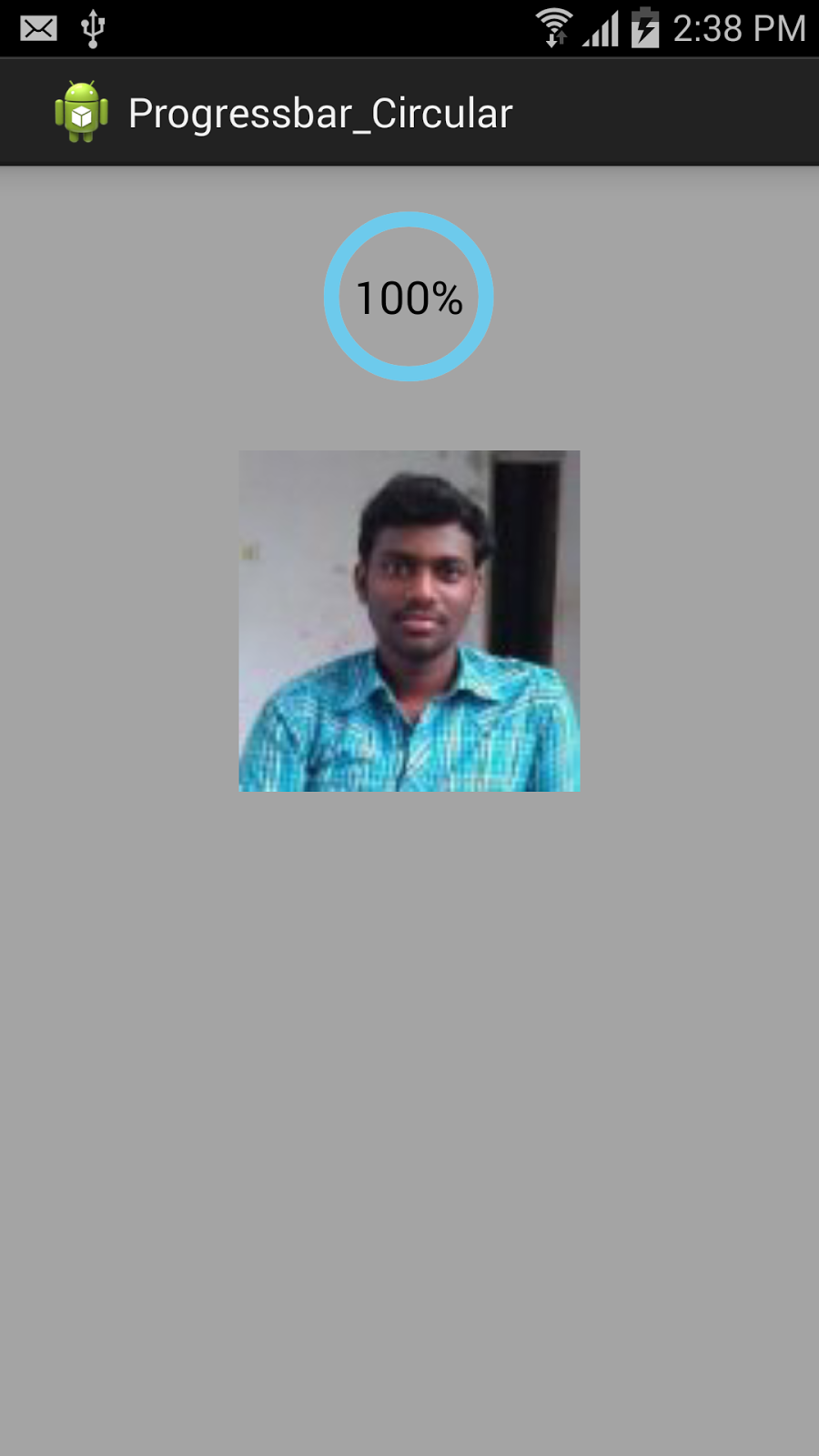 Download Image Using Circular Progressbar With Percentage Android Tips